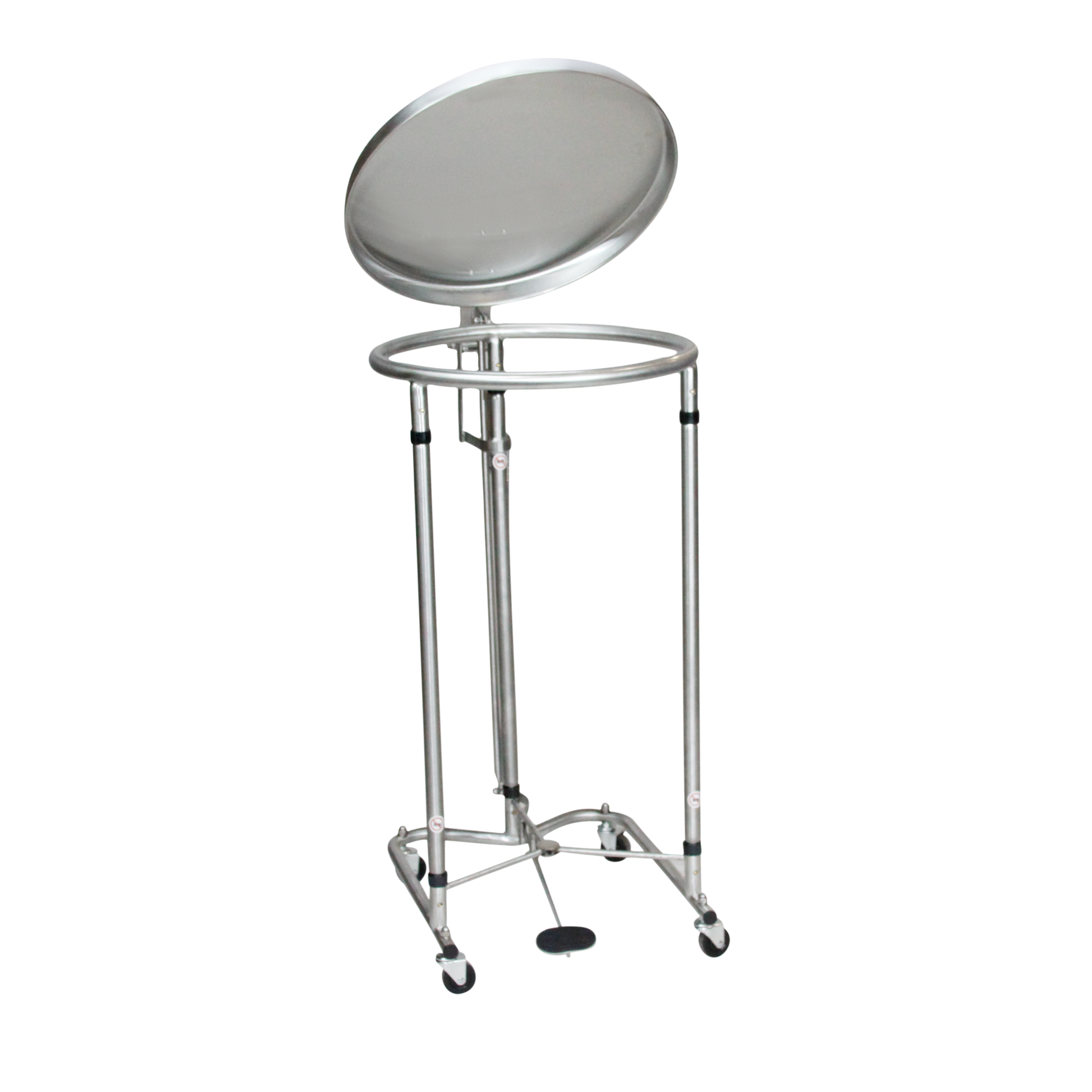 2301SS Space Saver Stainless Steel Medical Hamper — Blickman