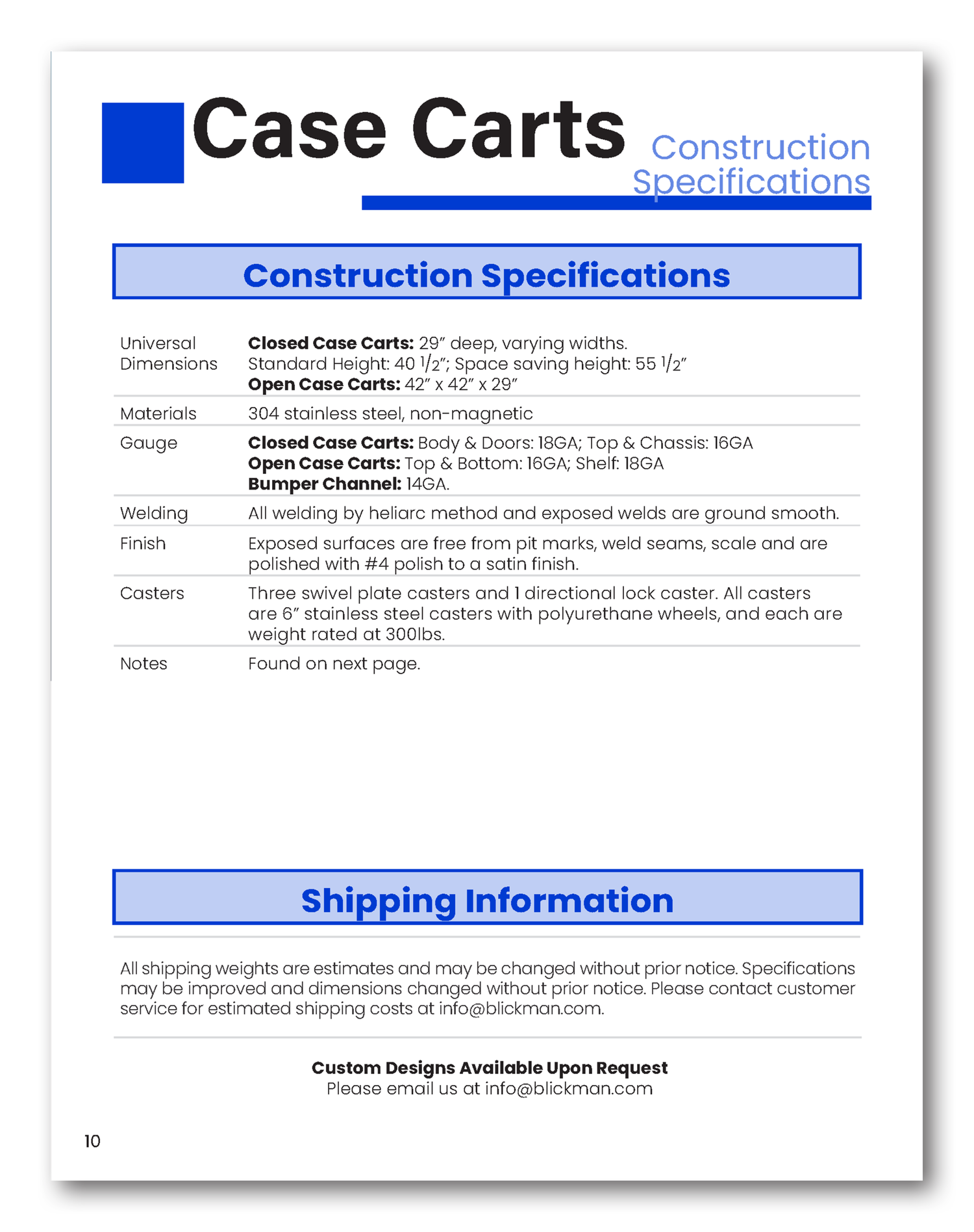 CCC2-19(G) Multipurpose Surgical Case Cart (Glass or Stainless Steel ...