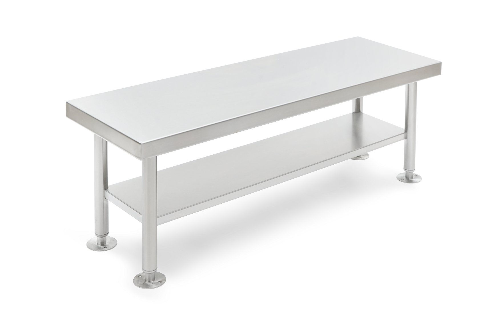 4000SS Heavy Duty Stainless Steel Knockdown Gowning Bench — Blickman