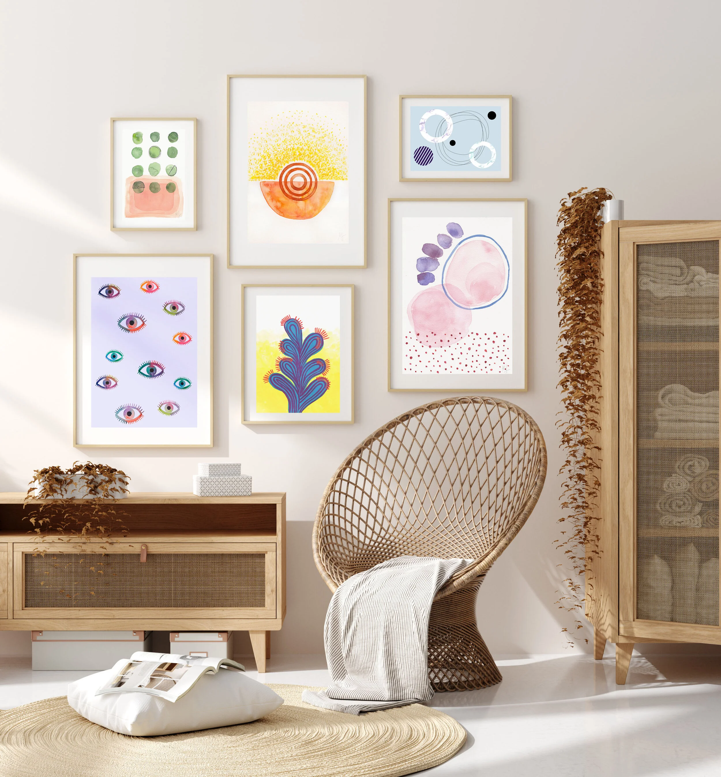 Creative Photo Wall Displays