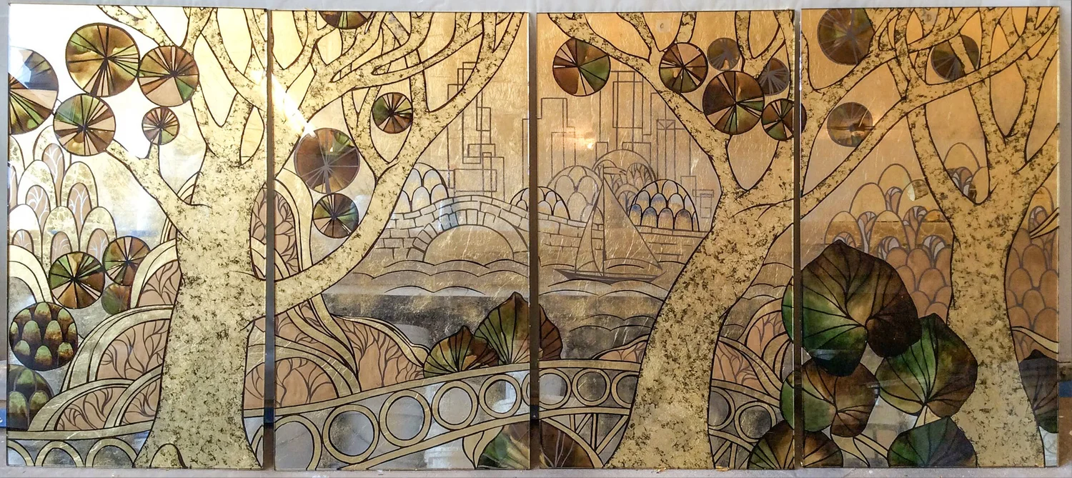 Eglomise Glass — ART SPACE NYC CATALOG