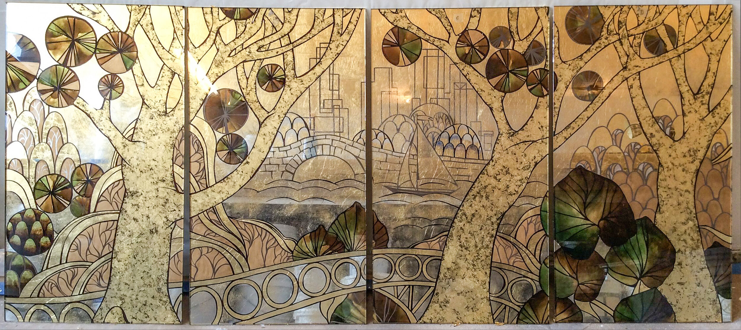 Eglomise Glass — ART SPACE NYC CATALOG