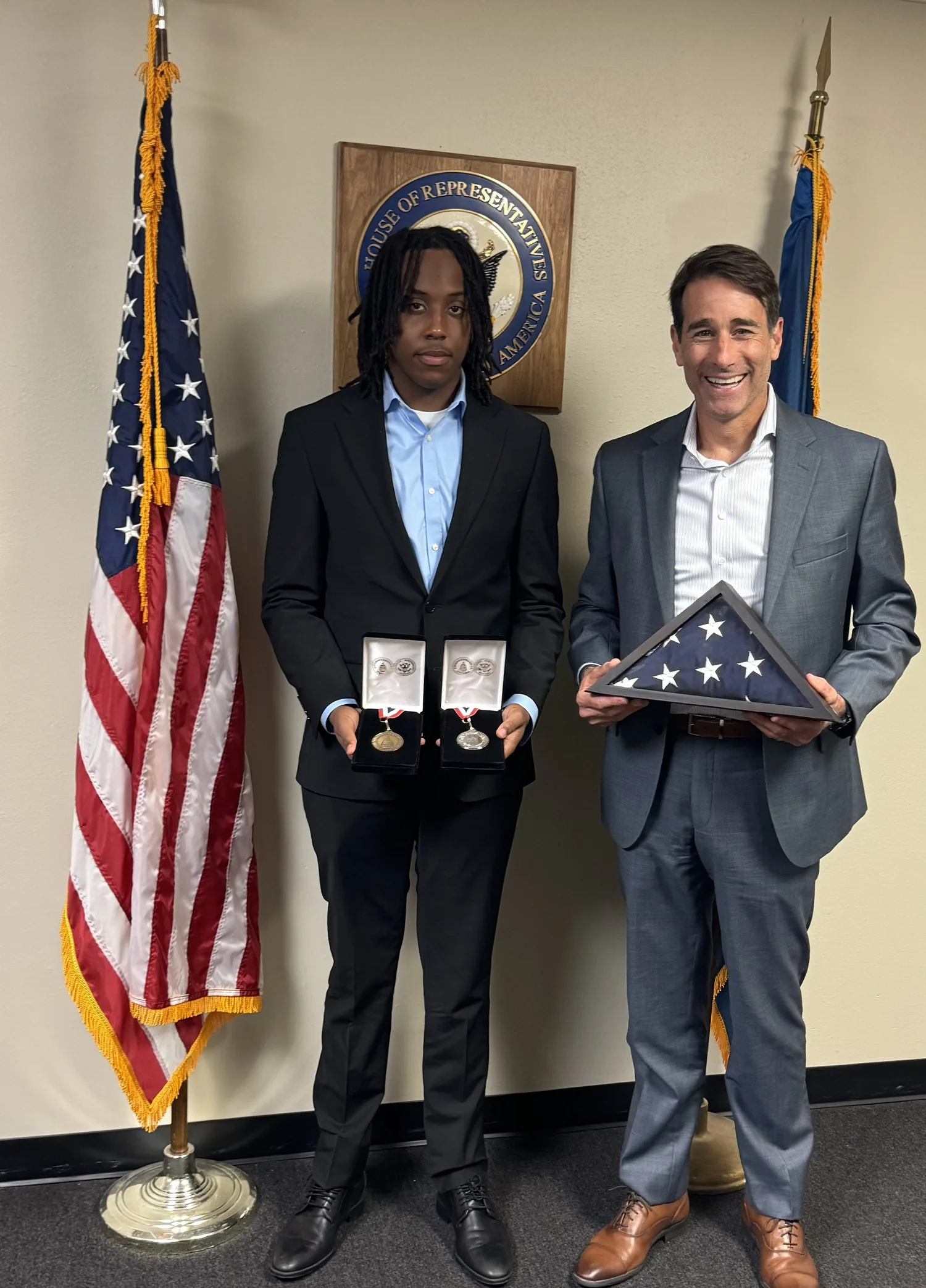 Kameron Tillage Receives Silver Congressional Award from Congressman ...