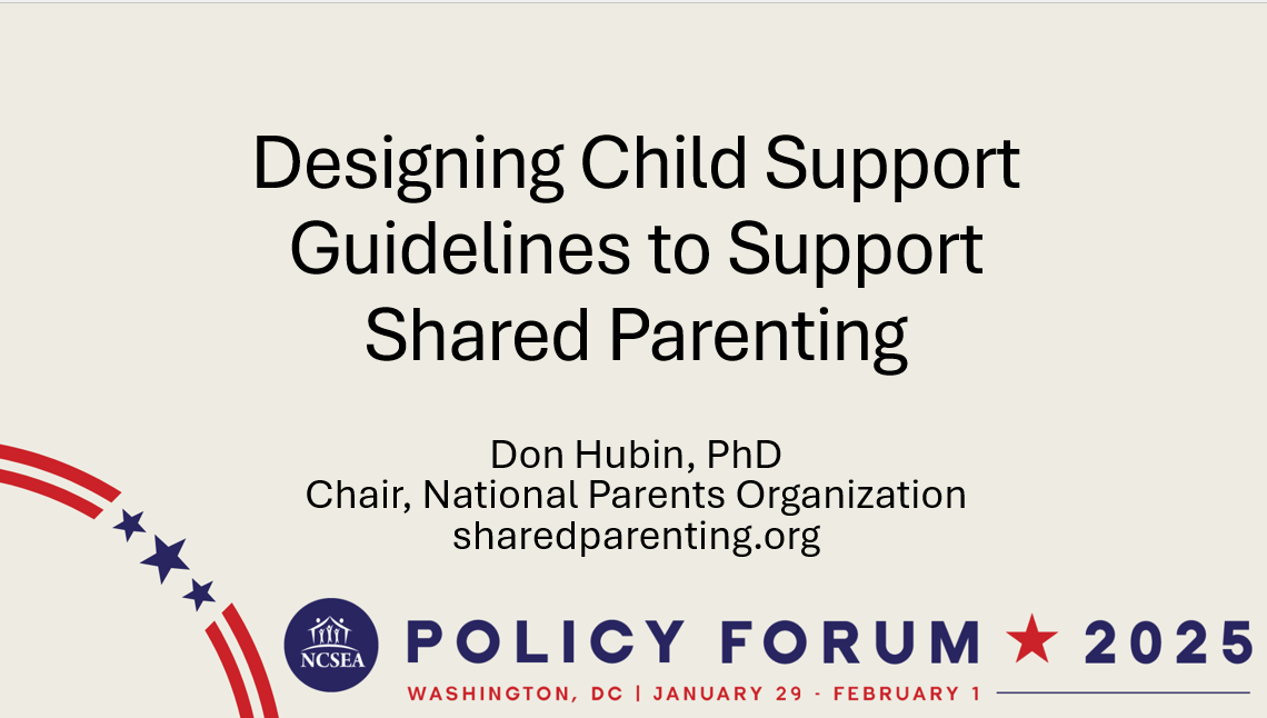 My Presentation to the National Child Support Engagement Association ...