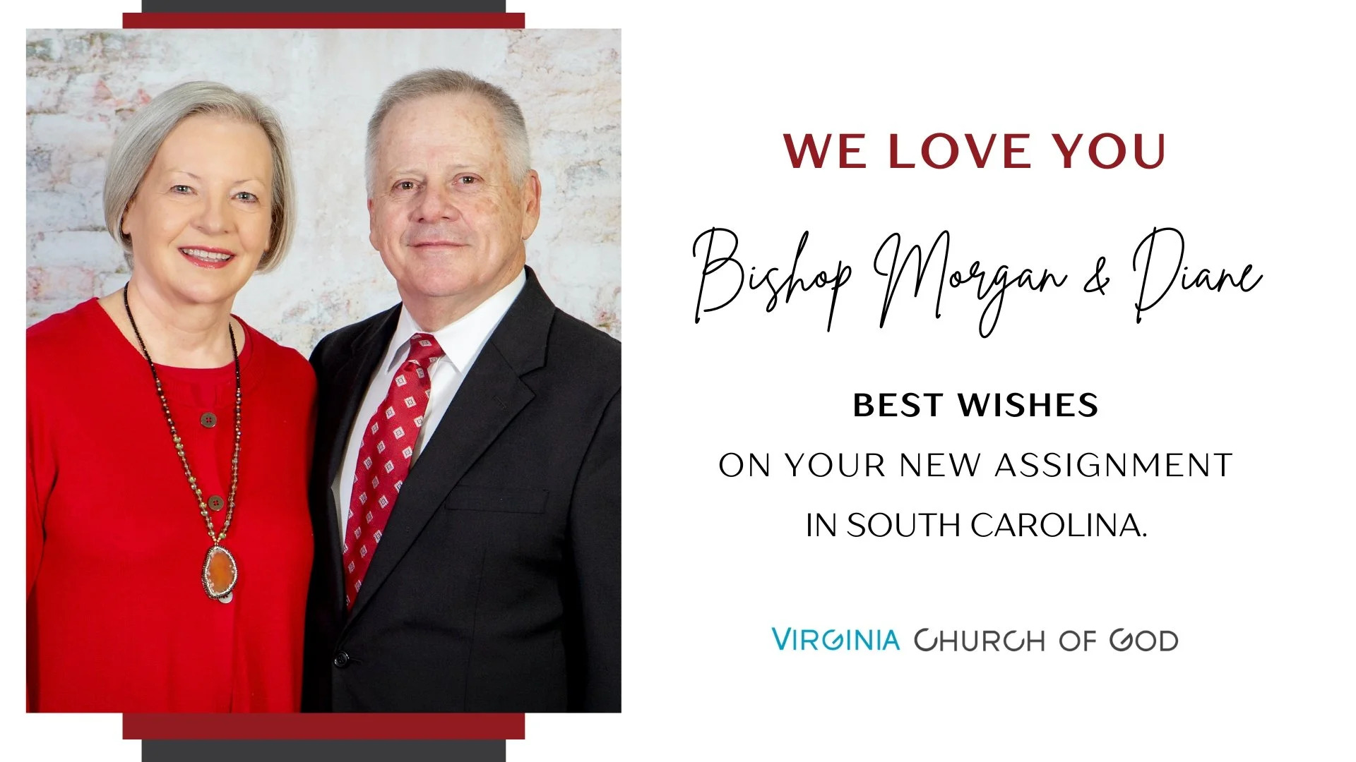Bidding Farewell to the Morgans following their Appointment to SC ...