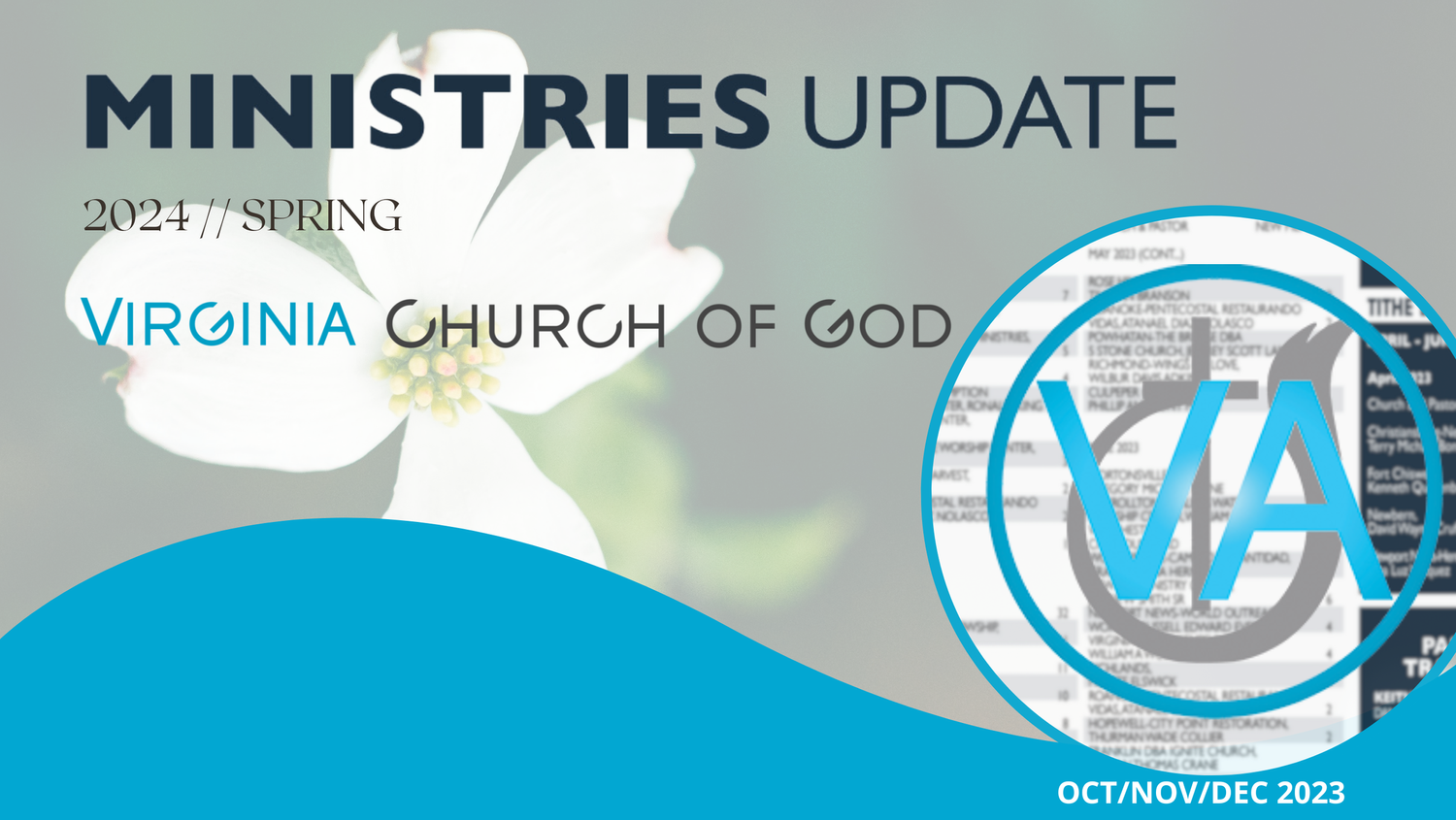 MINISTRIES UPDATES: Oct/Nov/Dec 2023 — VACOG.ORG