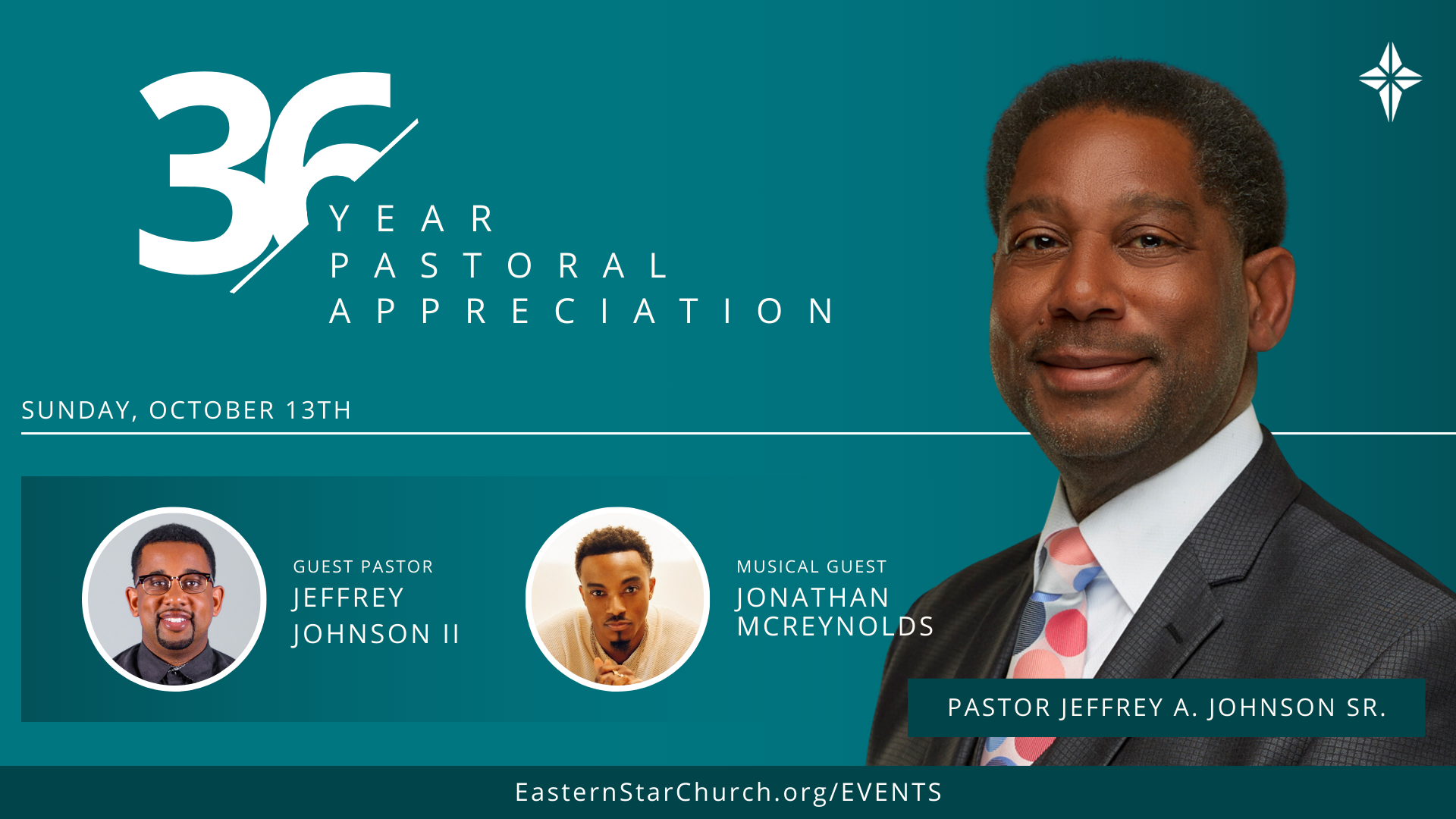 36th Pastoral Anniversary Celebration — Eastern Star Church