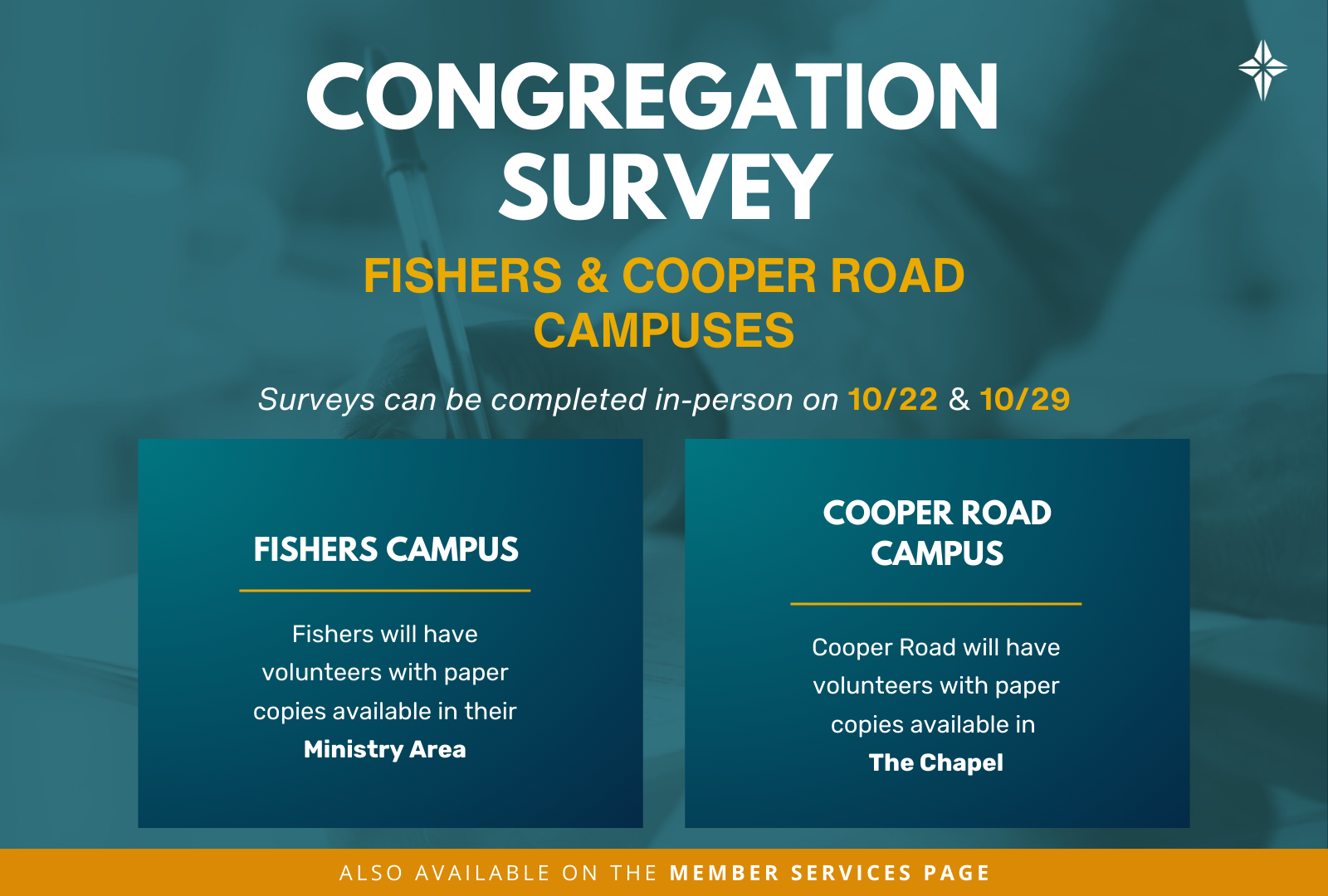 Fishers & Cooper Road Campus Survey — Eastern Star Church