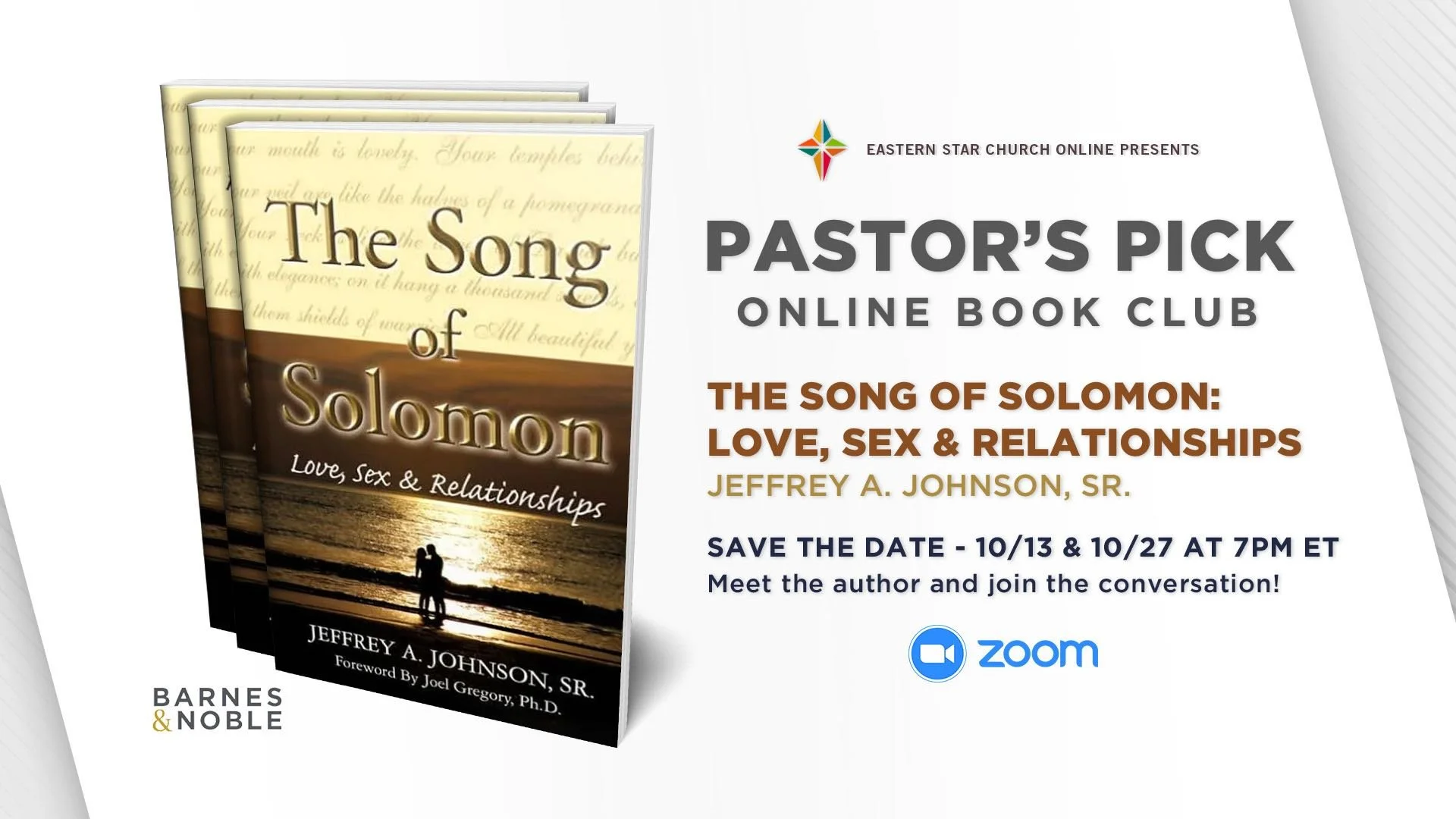 Pastor's Pick Online Book Club — Eastern Star Church
