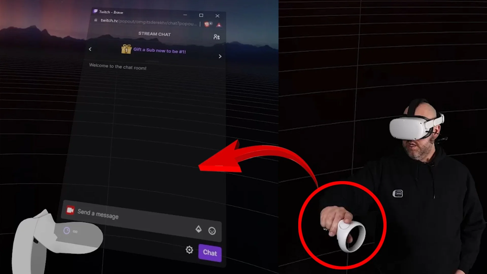 How to See Twitch Chat in VR With Oculus or Steam! YouTube and Facebook ...
