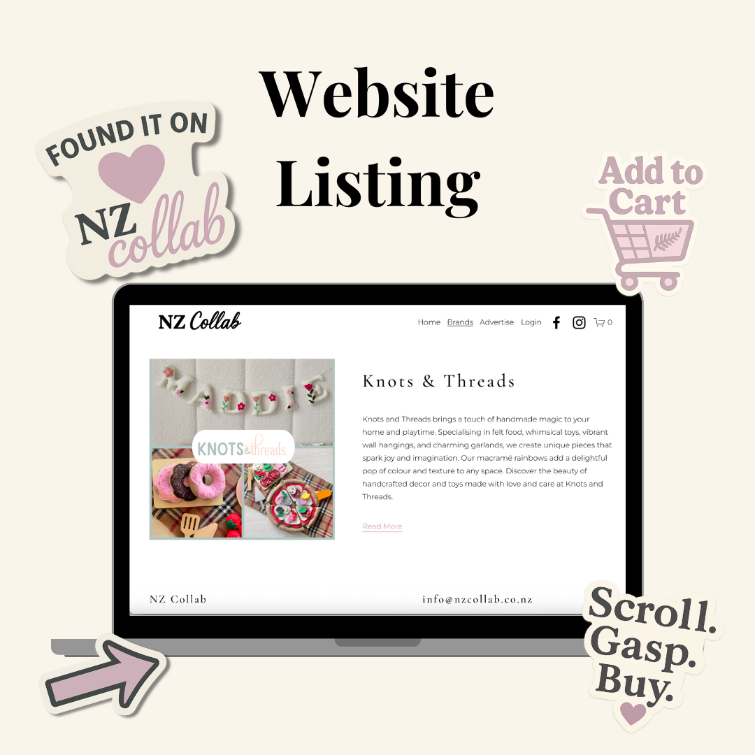 Advertise your business on instagram, Facebook or the NZ Collab website ...