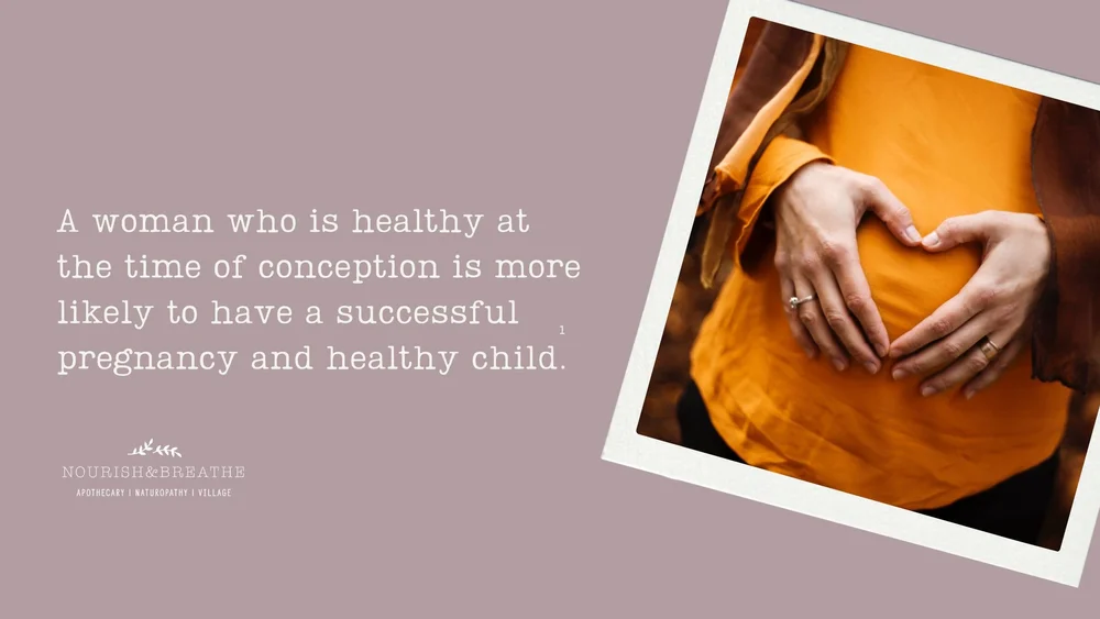 Natural Preparation For Conception — Nourish and Breathe, Naturopath ...