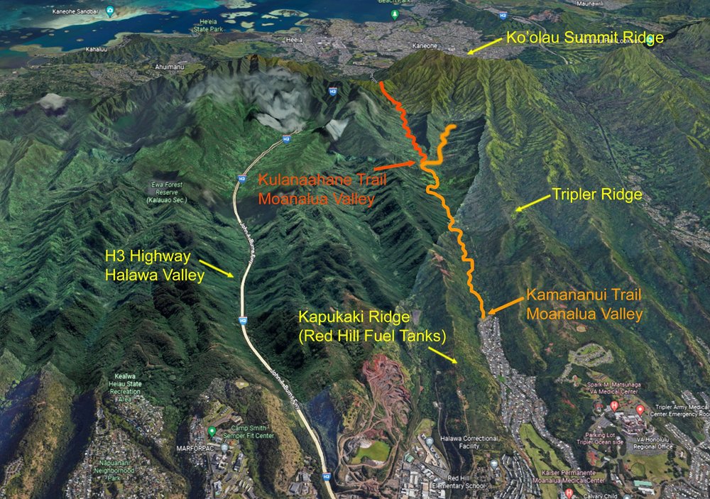 Nate’s Adventures: Hike on the Kulanaʻahane Trail in Moanalua Valley ...