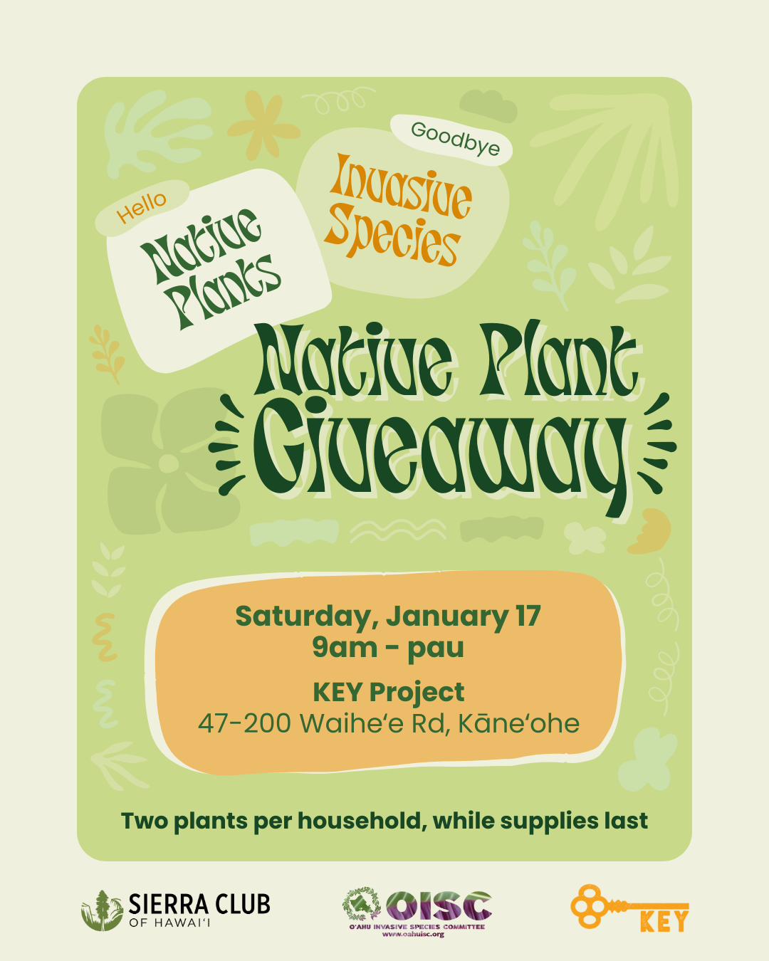 Free Native Plants to Start the New Year — Sierra Club of Hawaiʻi
