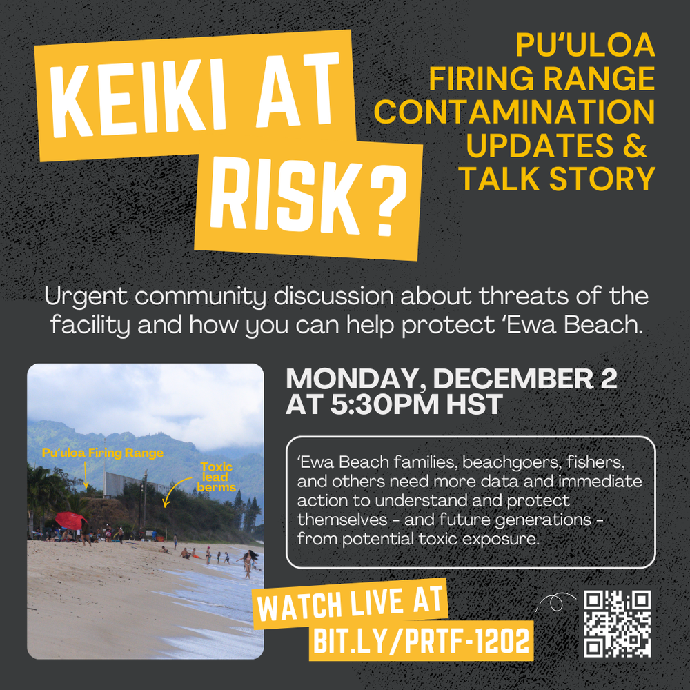 Protecting ʻEwa Beach: Addressing the Dangers of the Puʻuloa Range ...