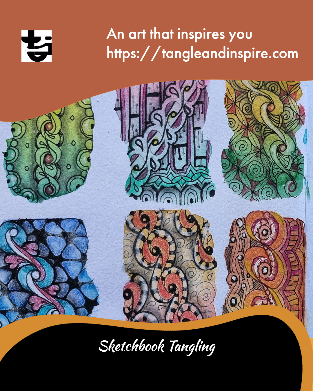 Draw Tangle Maylea in 12 Ways! — TANGLE & INSPIRE