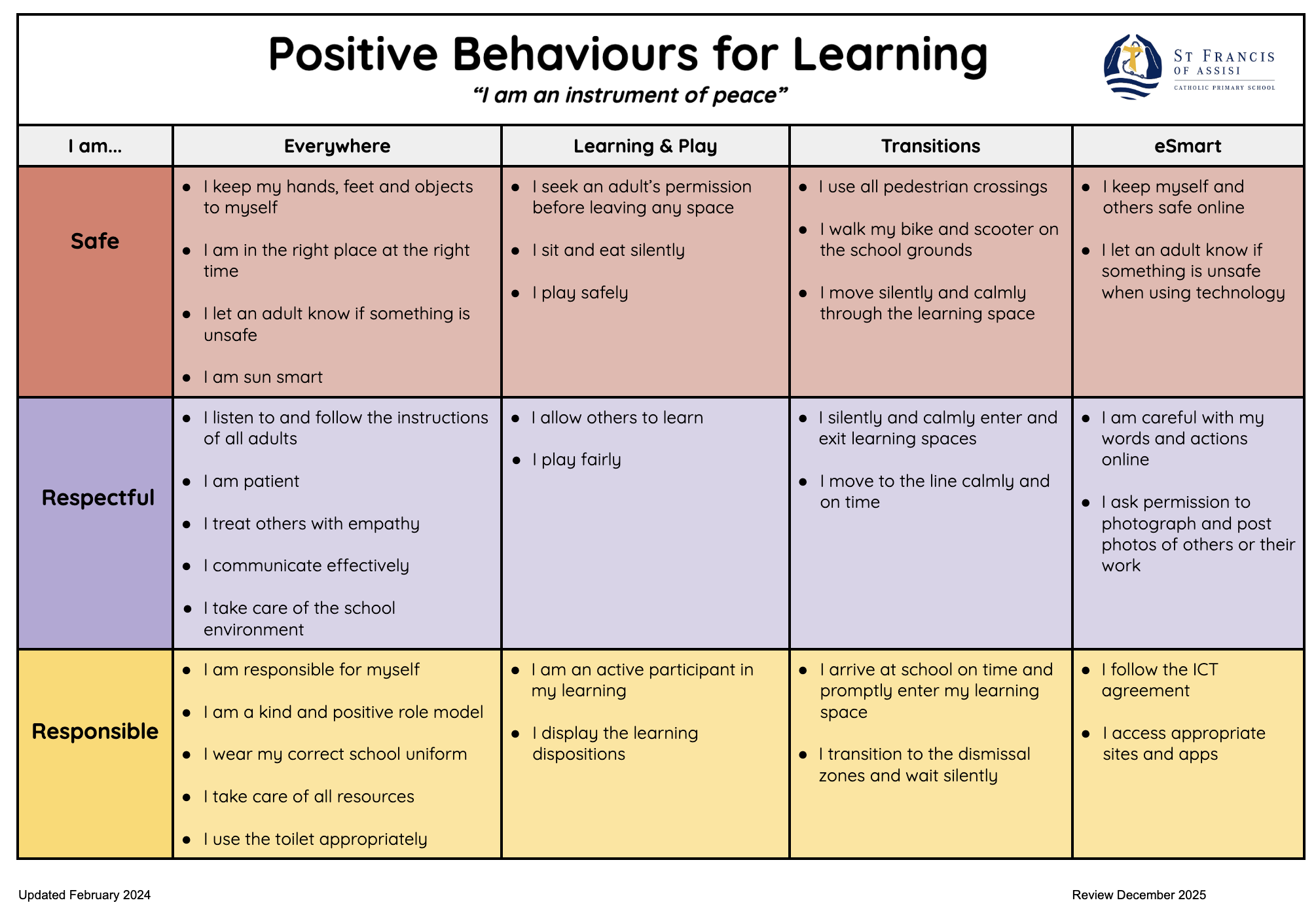 PBL — St Francis of Assisi Tarneit