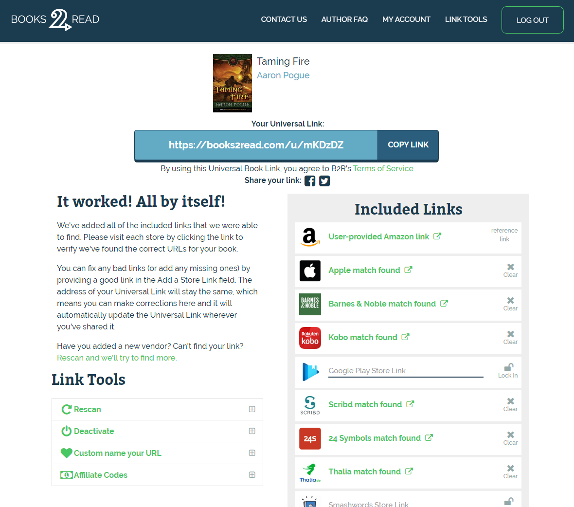 How to Use Draft2Digital Universal Book Links