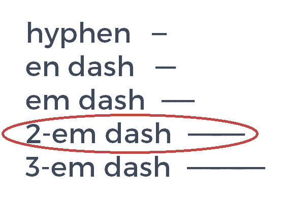 What is a 2-Em Dash? (and When to Use It and How to Insert It)