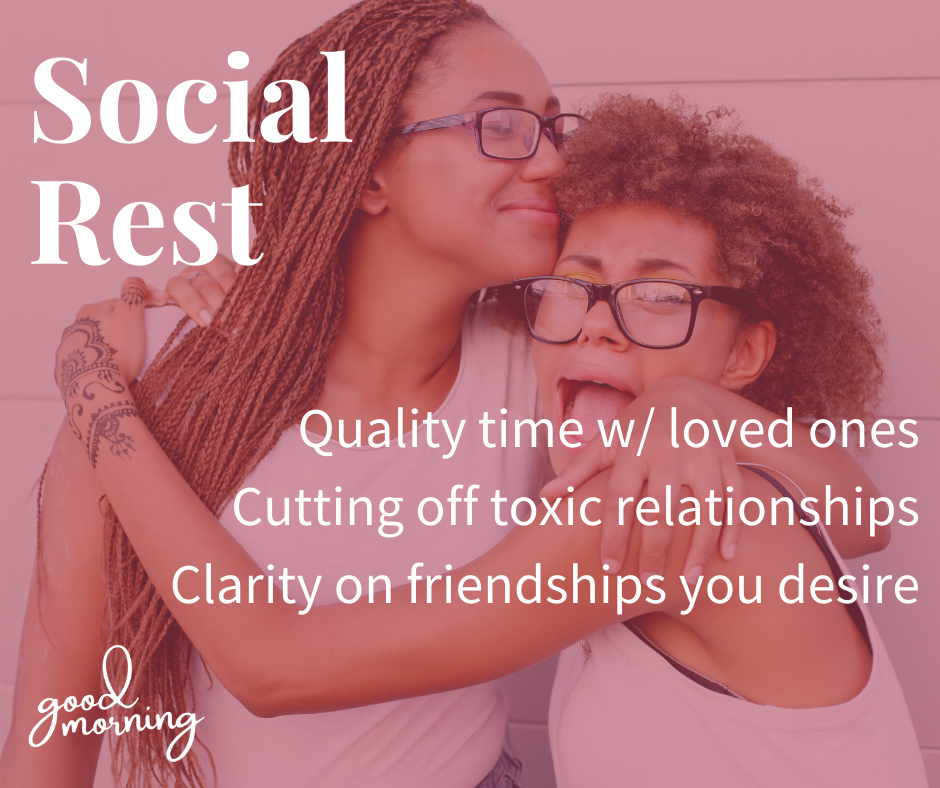 7 Types of Rest: Social Rest — The Self Care Suite