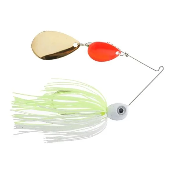 Spinnerbaits with Red Kicker Blades — Half Past First Cast