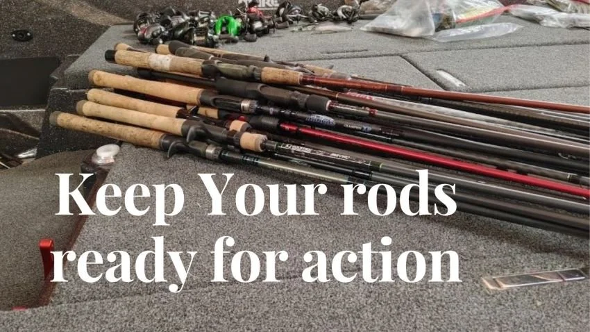 Simple and Practical Garage Overhead Fishing Rod Storage — Half Past ...