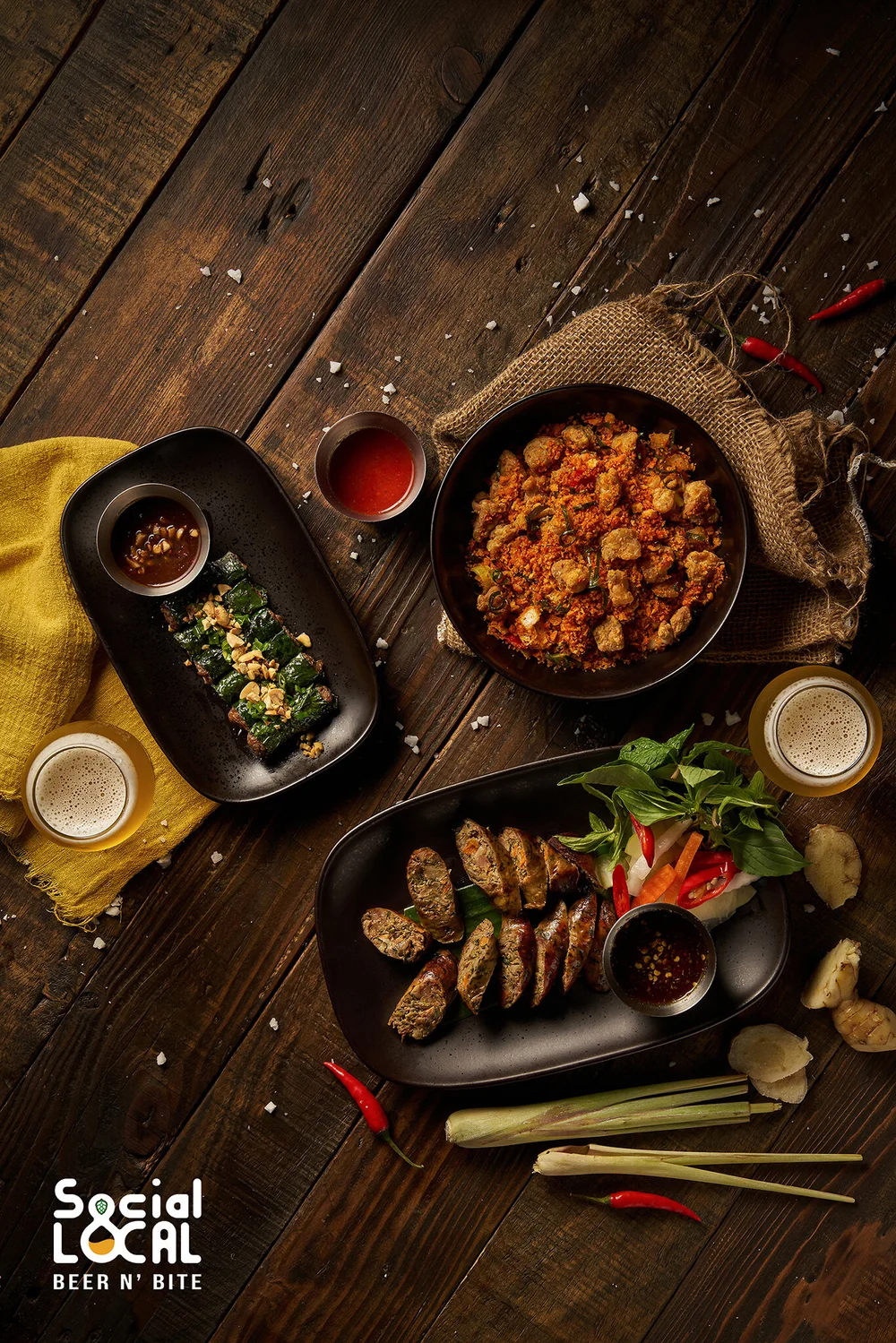 Chụp ảnh menu món ăn nhà hàng Social Local — haivu.studio