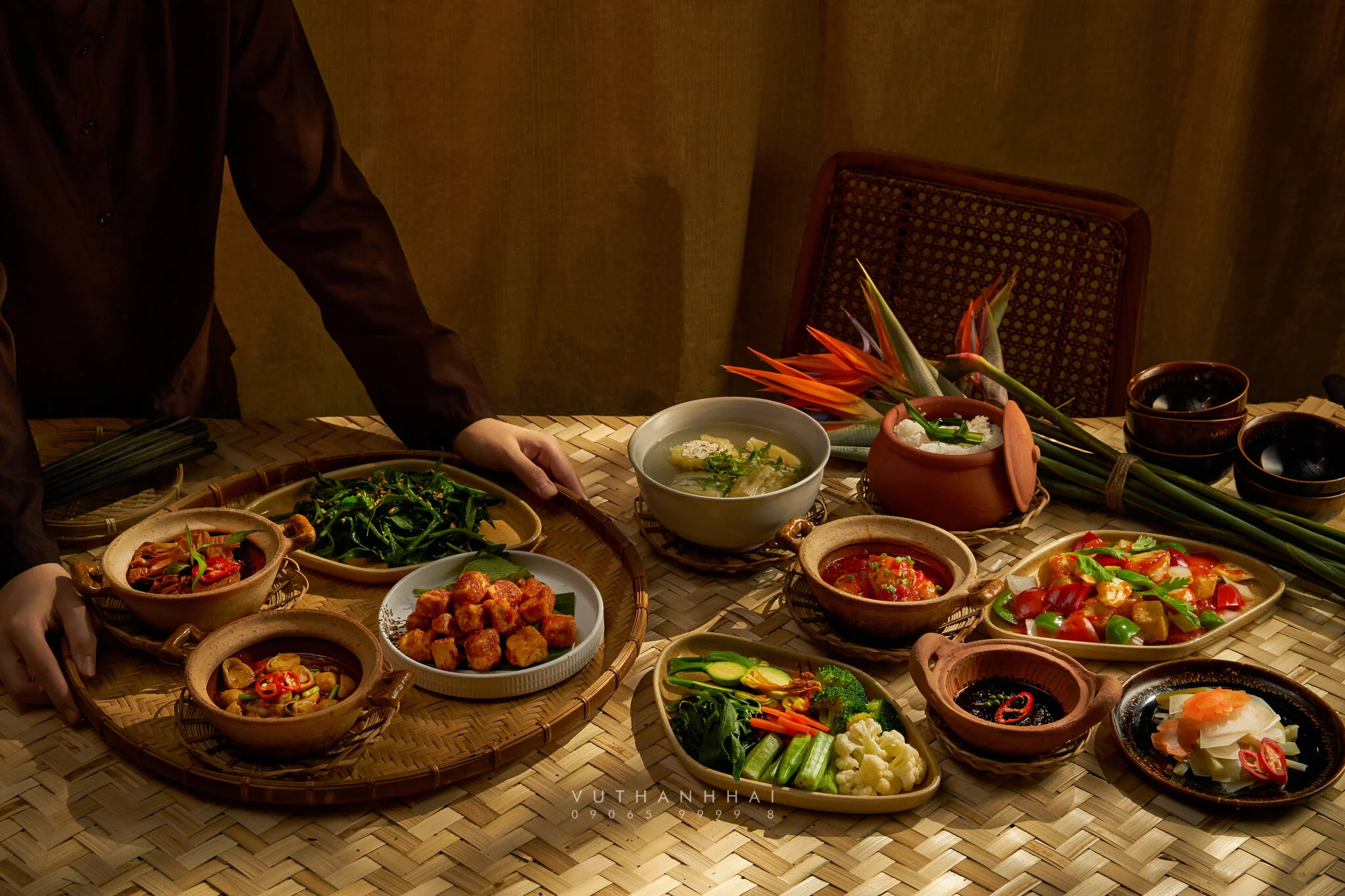 Chụp ảnh menu nhà hàng chay Be An — haivu.studio