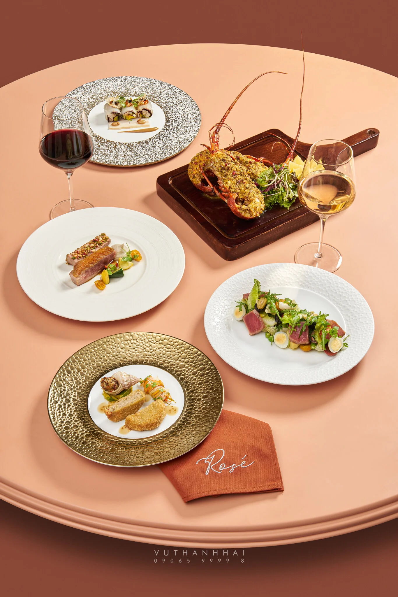 Chụp ảnh món ăn nhà hàng Rosé Brasserie — haivu.studio