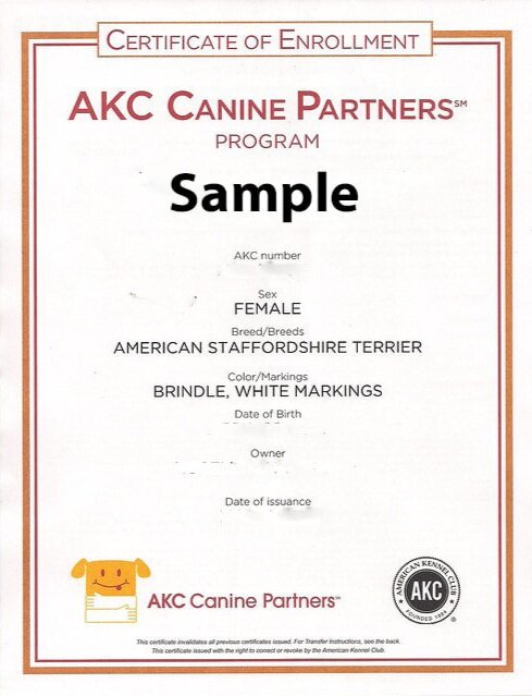 AKC Registration vs. AKC Canine Partners — APKC
