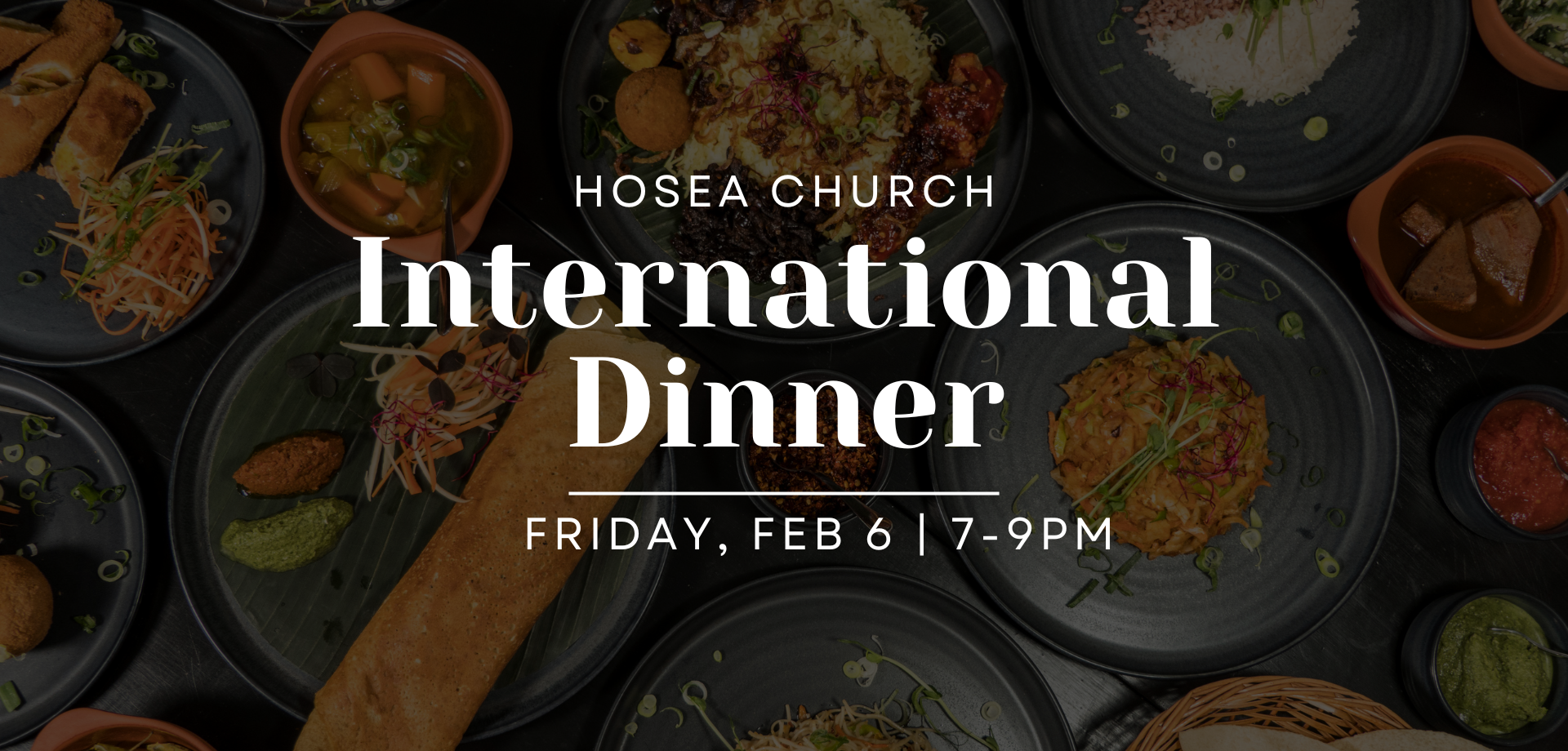International Dinner — Hosea Church