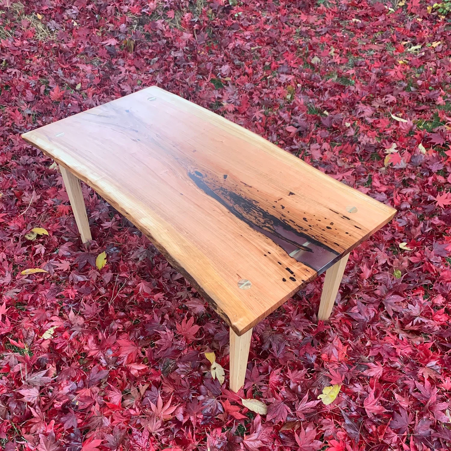 24" Tall Resin Drink Tables with stable metal bases — Edgewood Studio