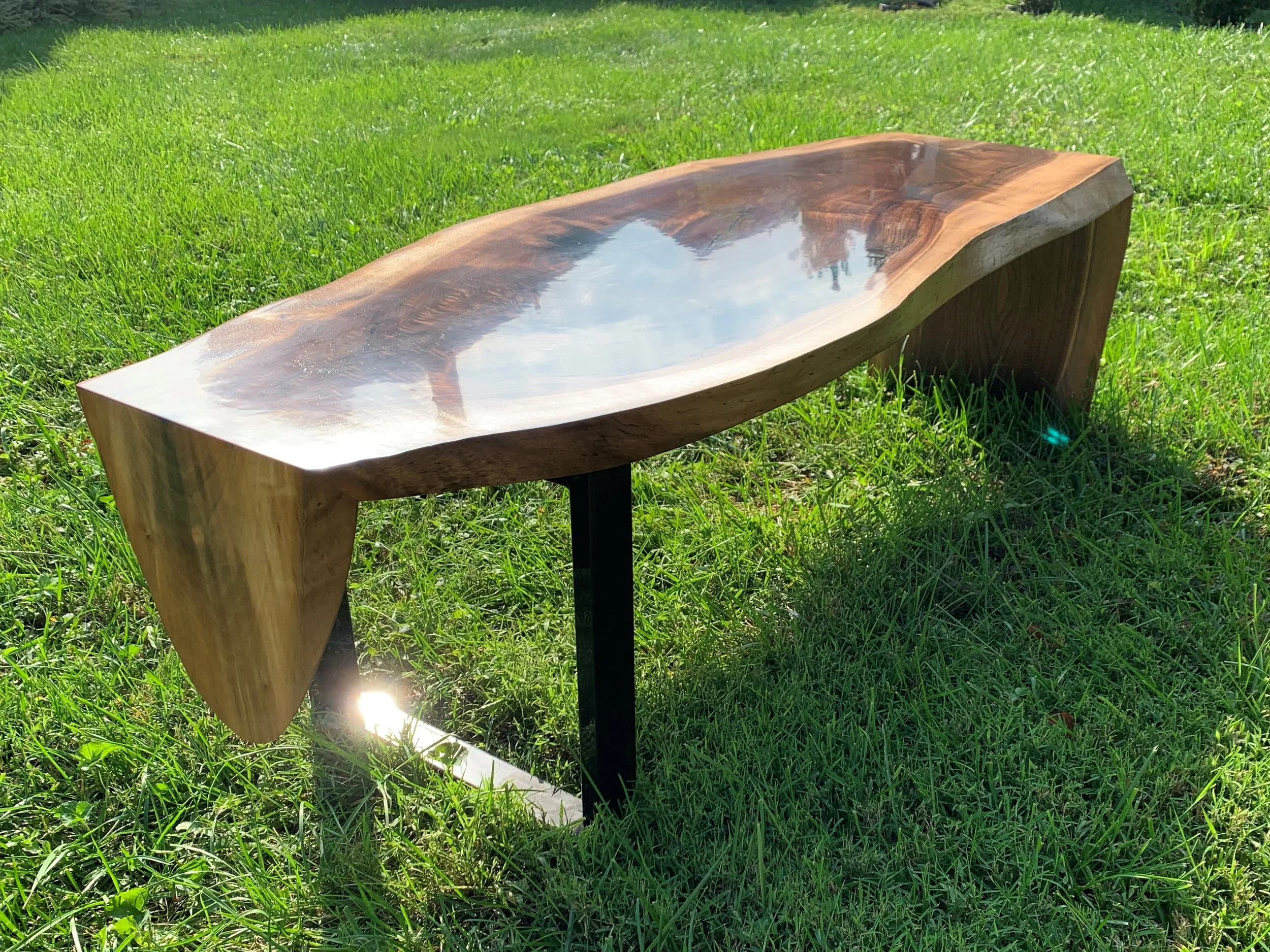 24" Tall Resin Drink Tables with stable metal bases — Edgewood Studio
