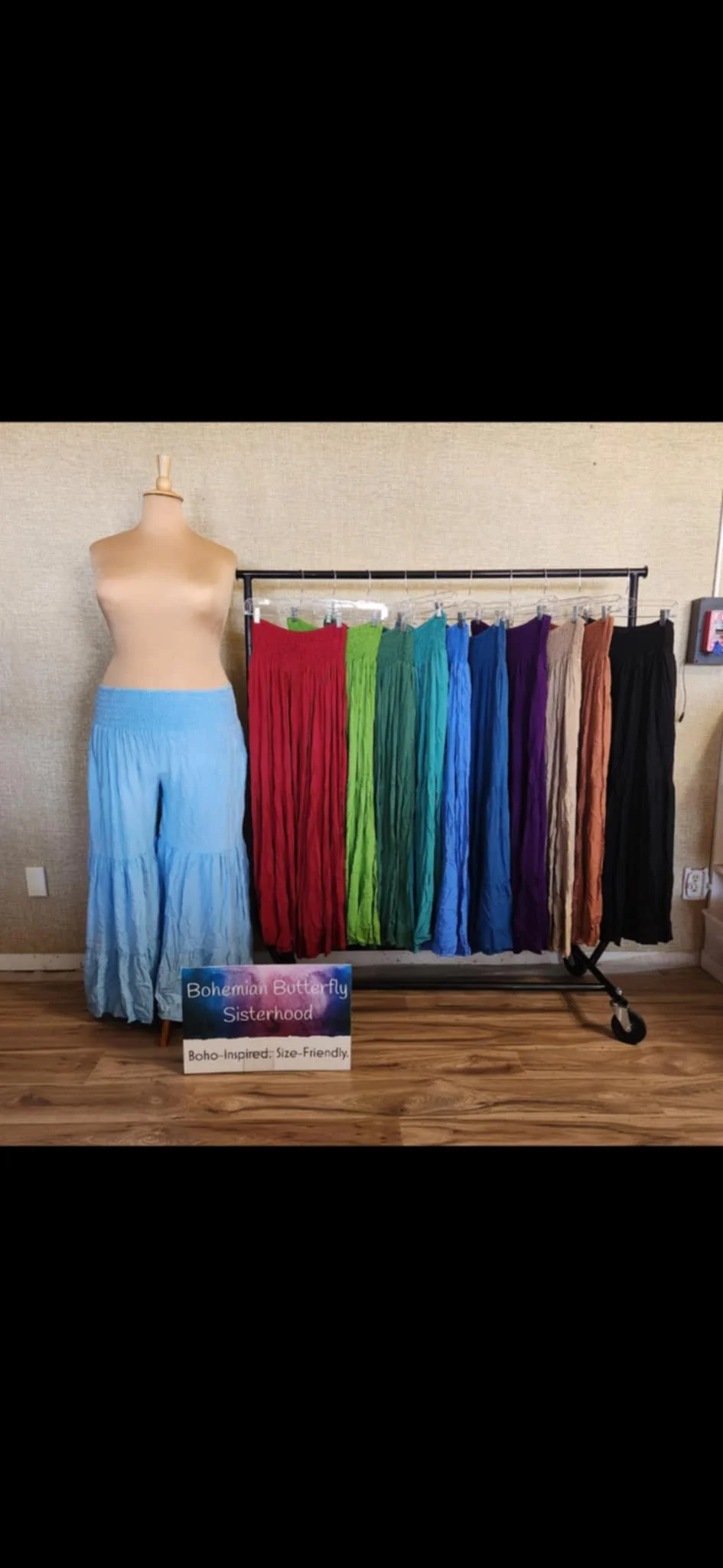 Very Full Ruffle Pants with Pockets — Bohemian Butterfly Sisterhood