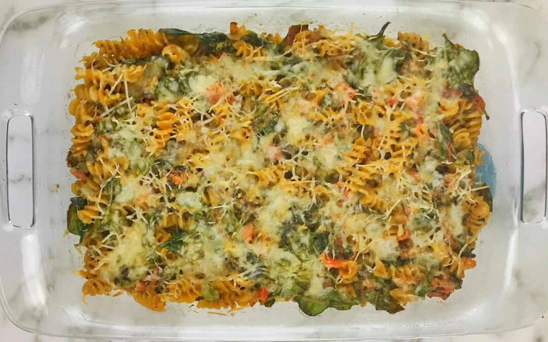Fusilli, Cheese and Vegetable Casserole — Malina Malkani