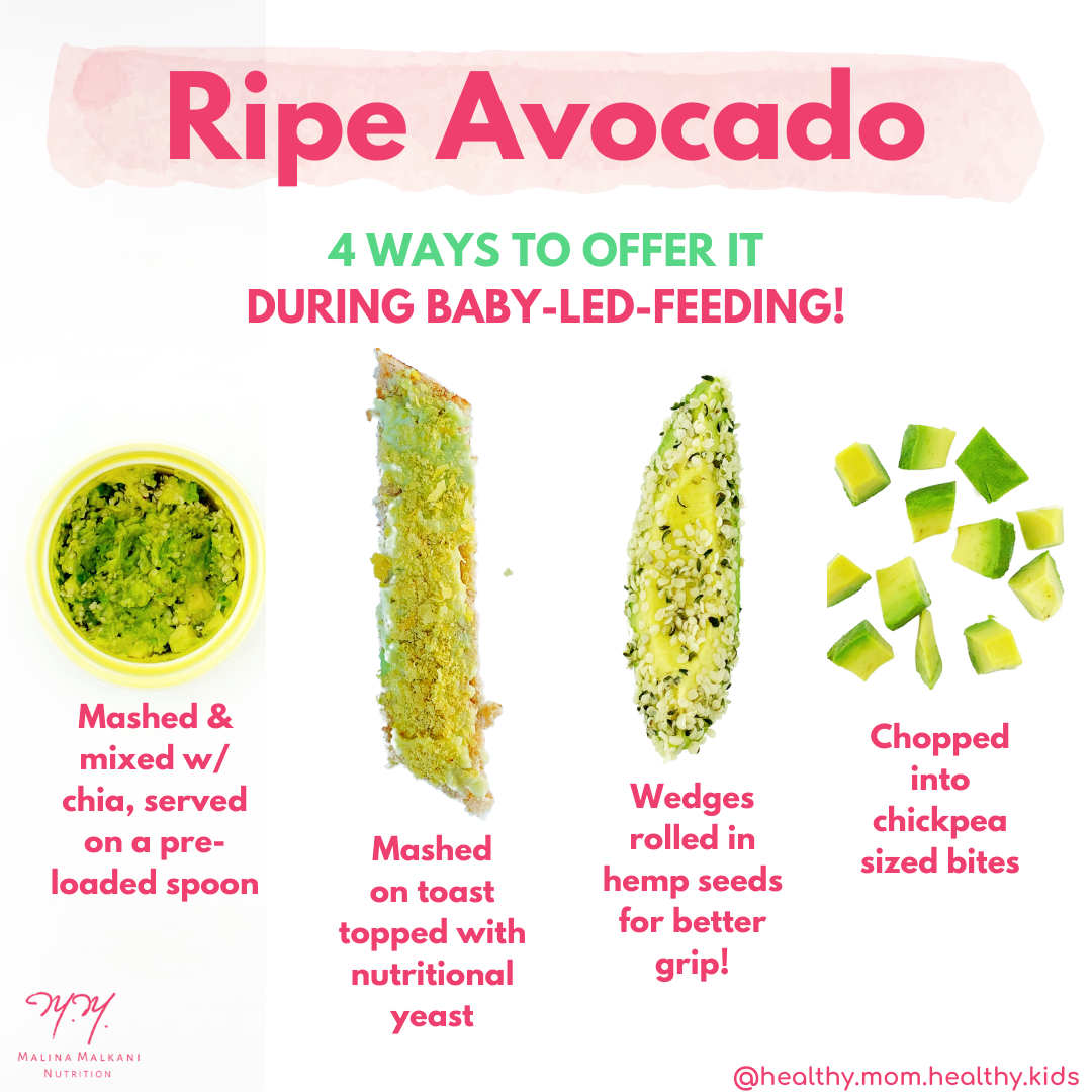 How to serve avocado to a baby or toddler — Malina Malkani