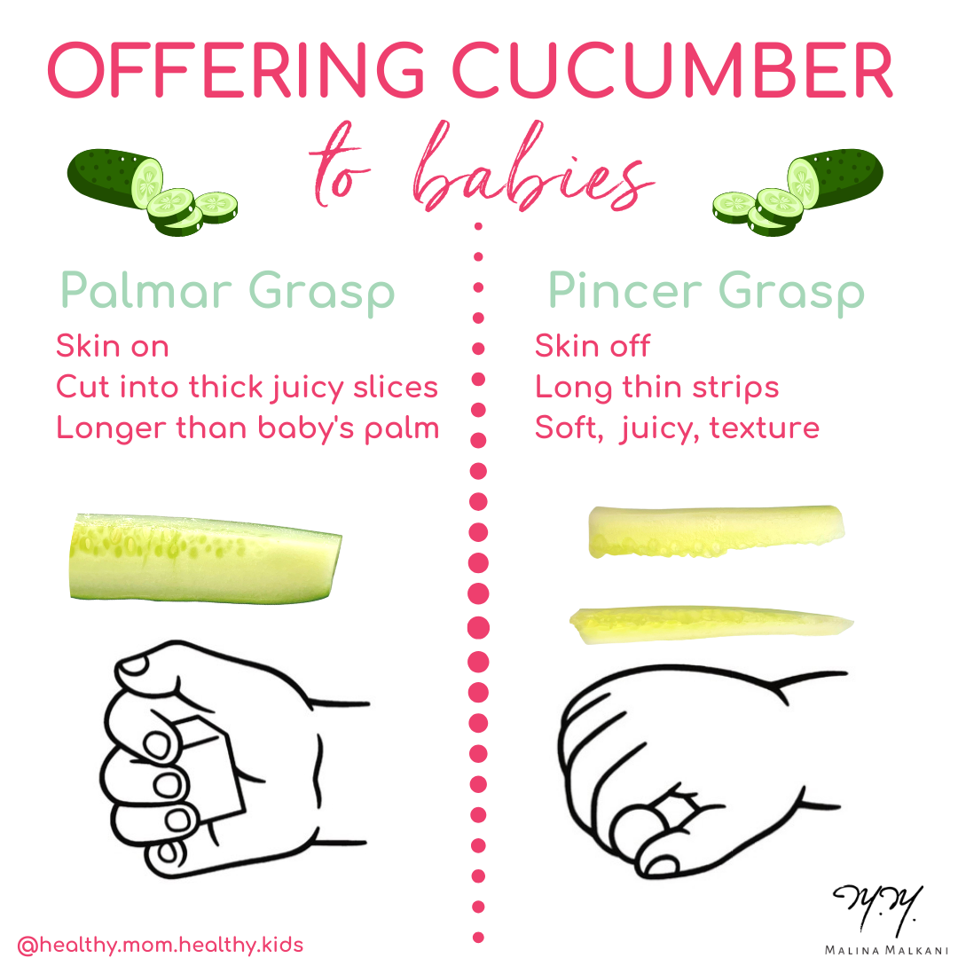 BLW: How to Prepare Cucumber for Babies — Malina Malkani
