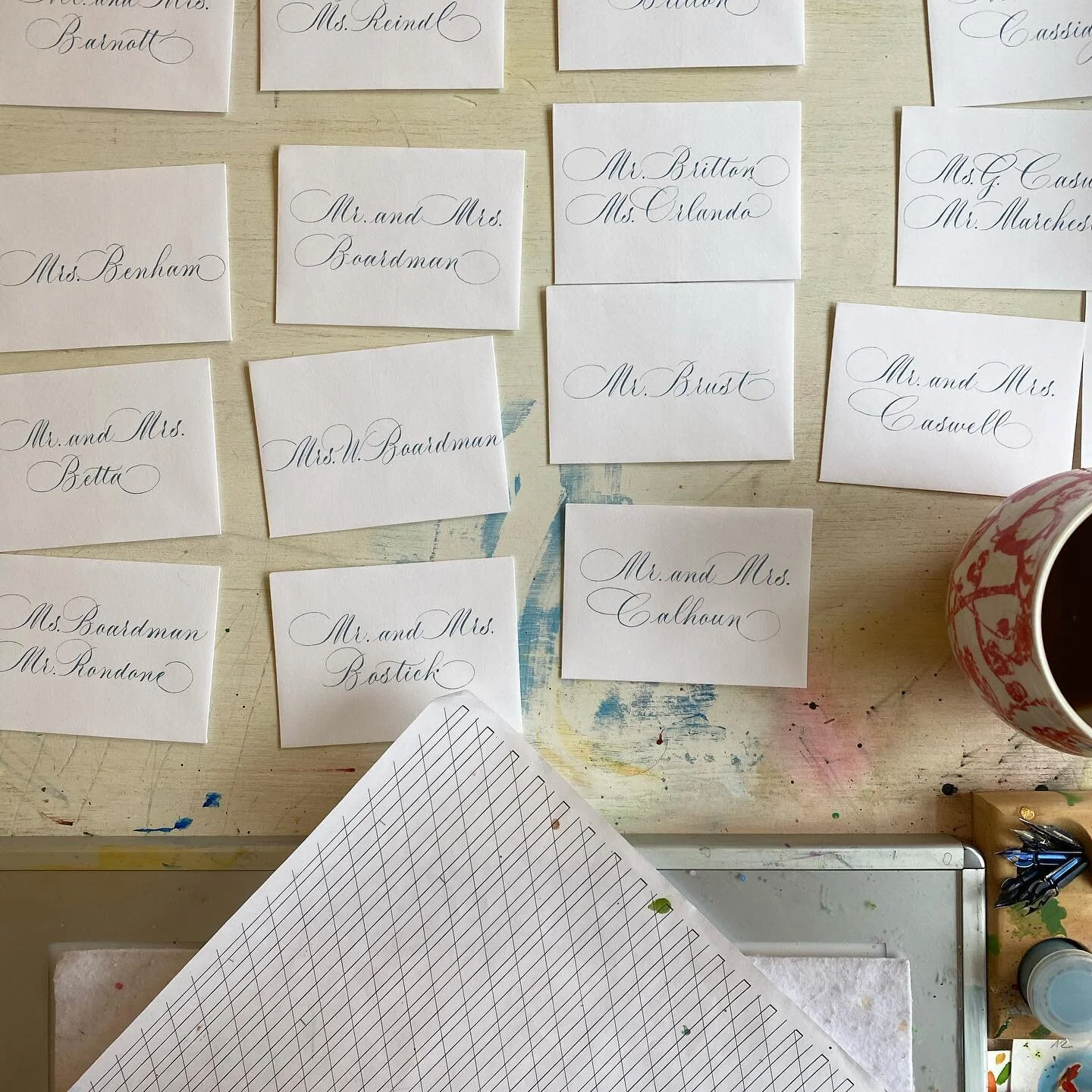 Laura Lines Calligraphy