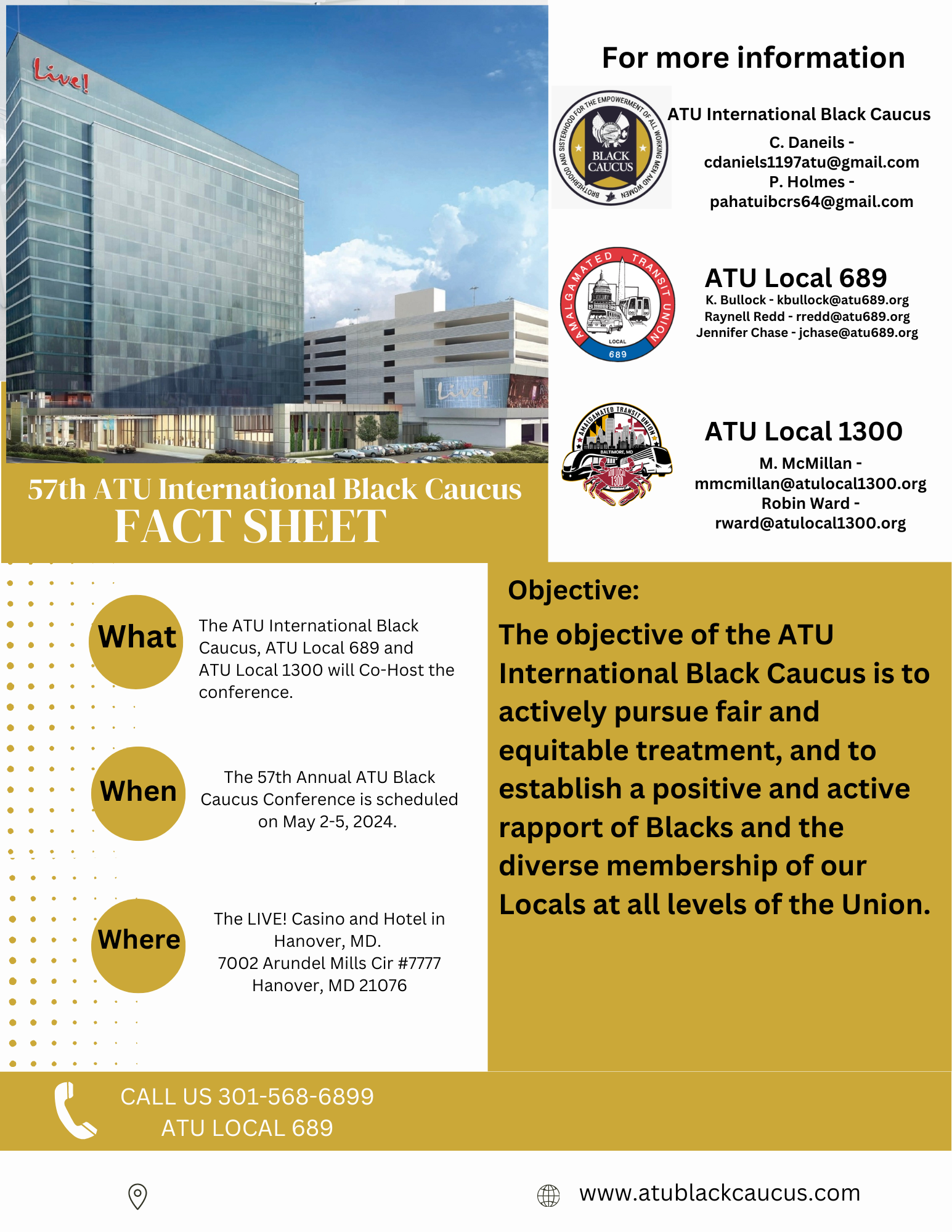 Calendar — ATU Local 689