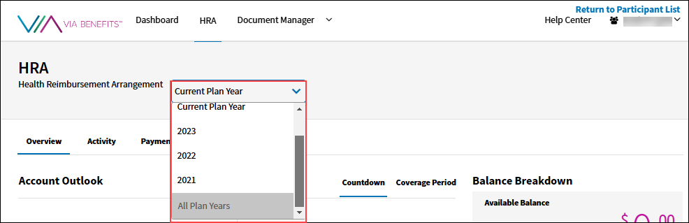 Viewing Your Reimbursement Account Activity — Health Coverage Simplified