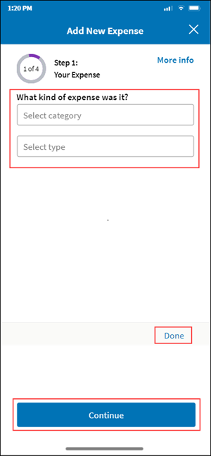 Submitting a Reimbursement Request on the Mobile App — Health Coverage ...