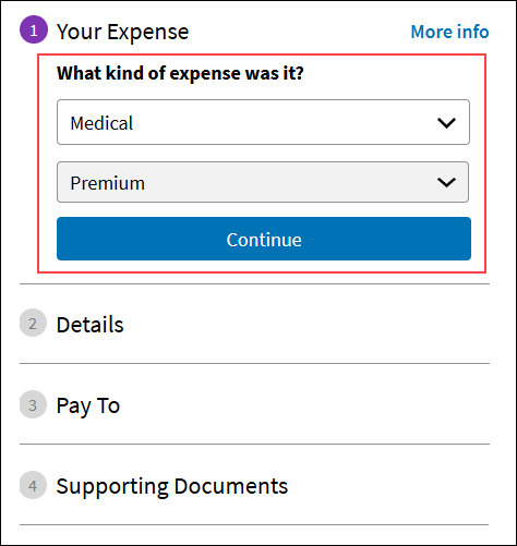 Submitting a Reimbursement Request on the Website — Health Coverage ...