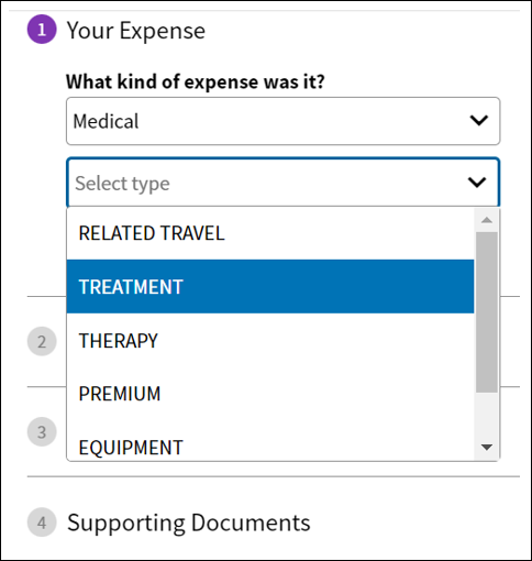 Submitting a Reimbursement Request on the Website — Health Coverage ...