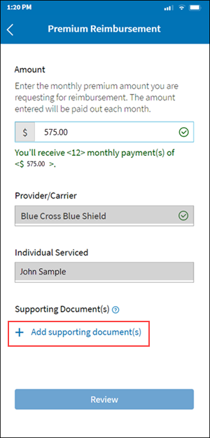 Setting Up Express Reimbursement on the Mobile App — Health Coverage ...