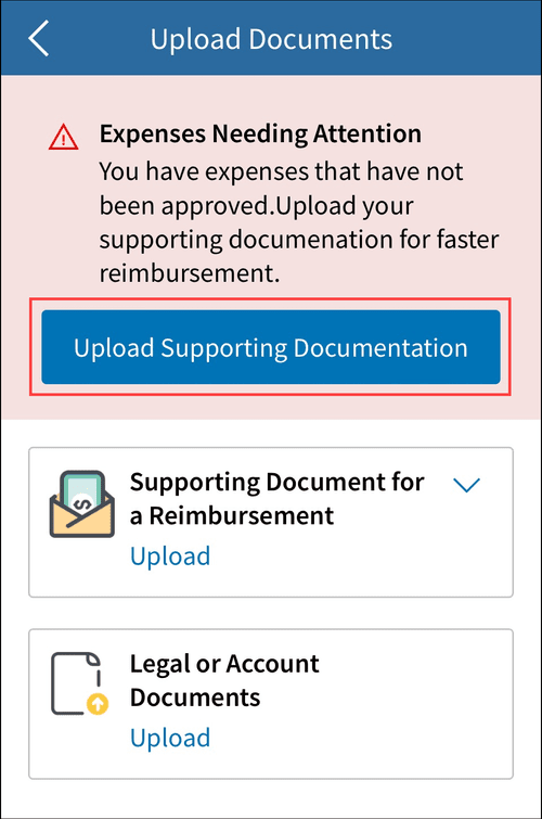Uploading Legal and Account Documents via the Mobile App — Health ...