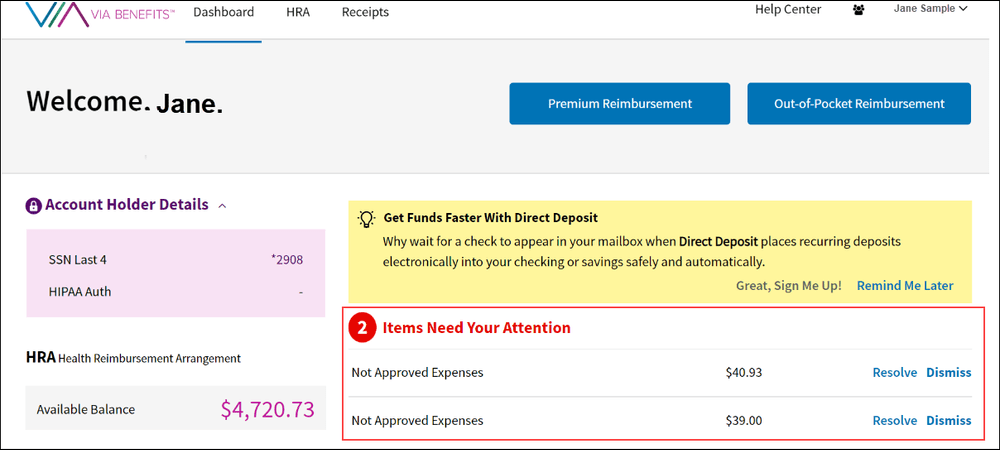 Checking the Status of Your Reimbursement Request — Health Coverage ...