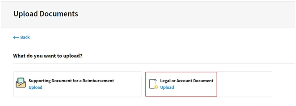 Uploading Legal and Account Documents via the Website — Health Coverage ...