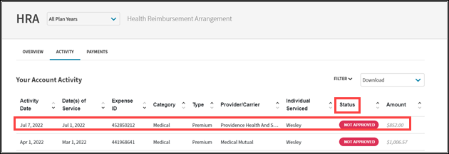 Resolving Not Approved Reimbursements — Health Coverage Simplified