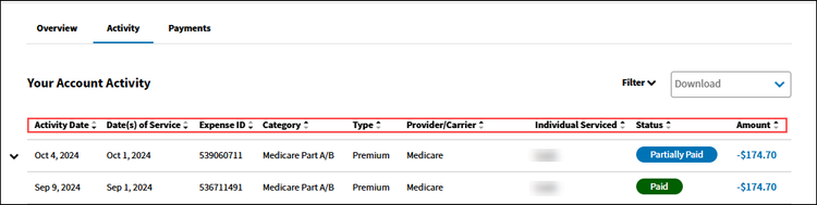 Viewing Your Reimbursement Account Activity — Health Coverage Simplified