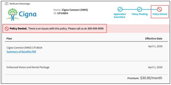 Application and Policy Statuses — Health Coverage Simplified